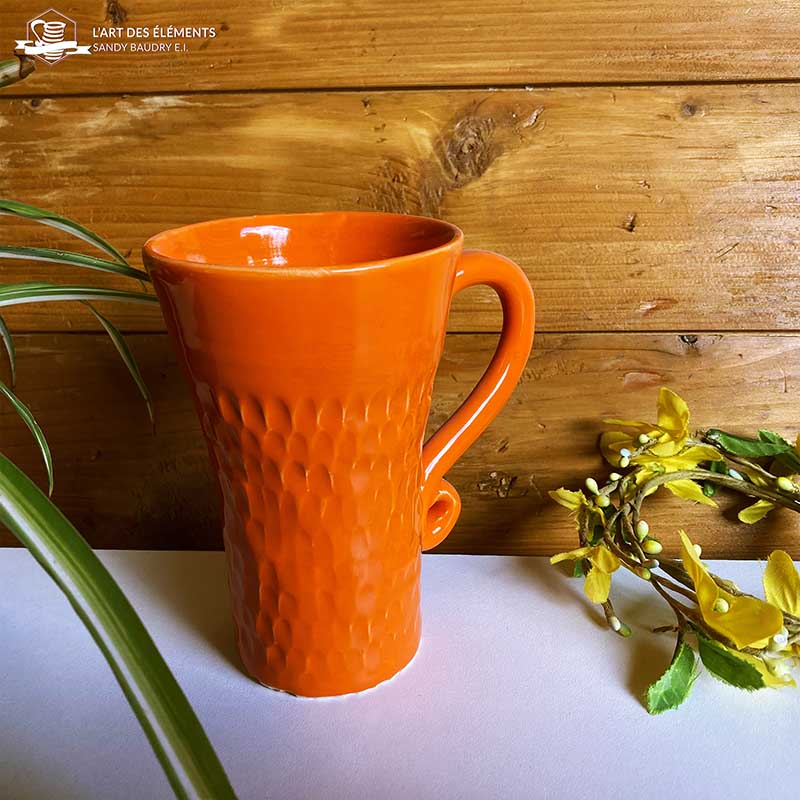 Grande Tasse Alvéole – L Art des Éléments – SANDY BAUDRY E.I.